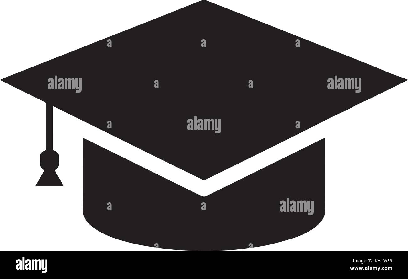 Graduation cap logo Stock-Vektorgrafiken kaufen - Alamy
