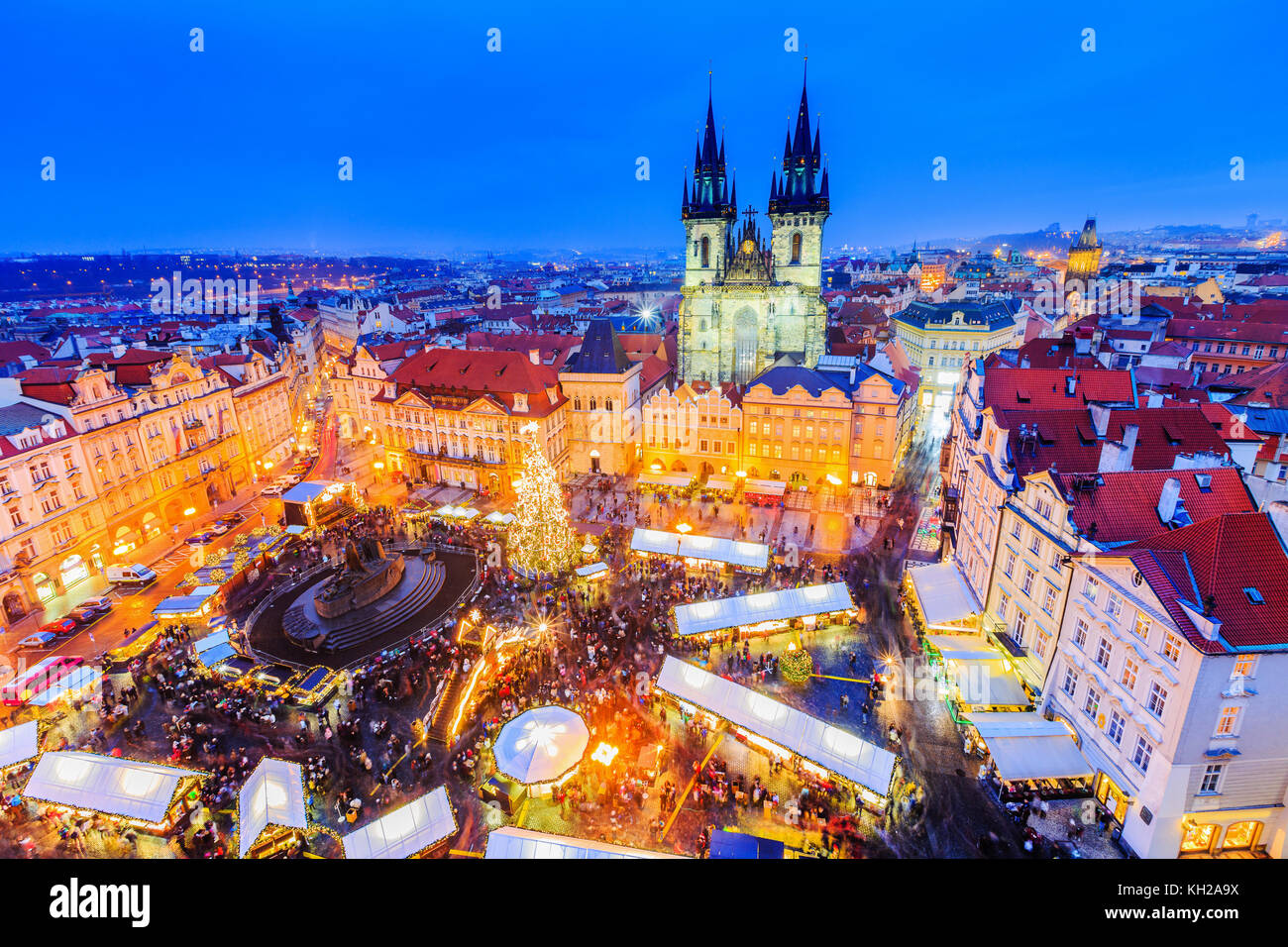 Weihnachtsmarkt Prag Stockfotos und -bilder Kaufen - Alamy
