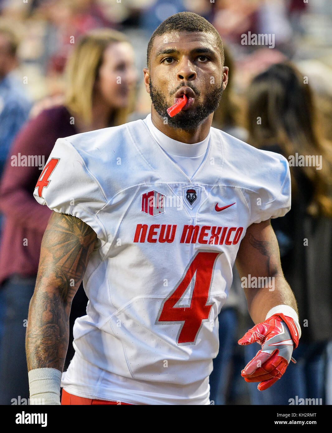 College Station, TX, USA. 11 Nov, 2017. New Mexico Lobos Sicherheit ...