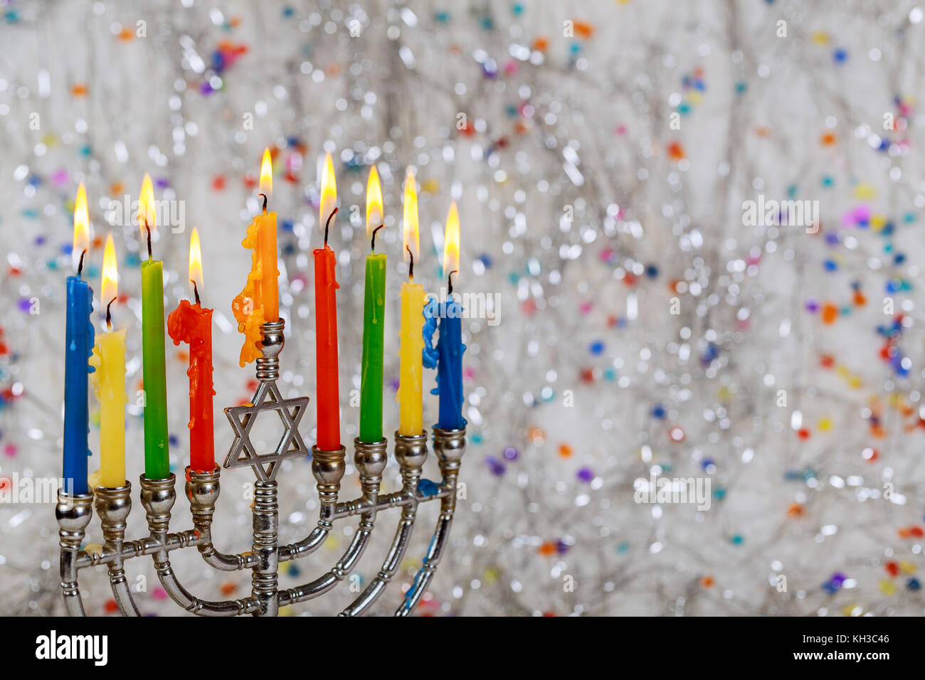 Jüdische Feiertag, Feiertag symbol Chanukka, dem jüdischen Lichterfest ...