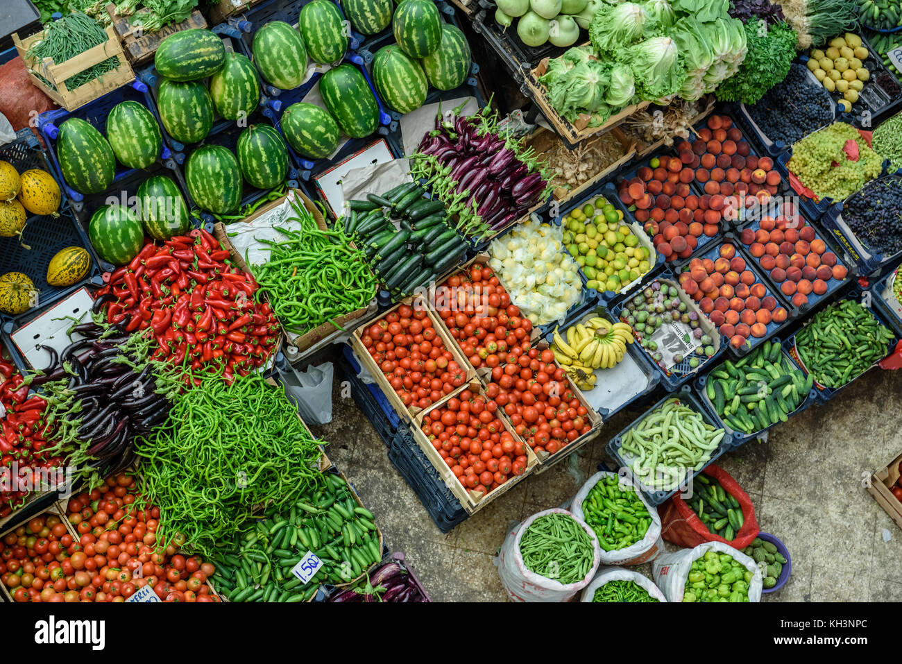 Turkey Konya Market Food Stockfotos und -bilder Kaufen - Alamy