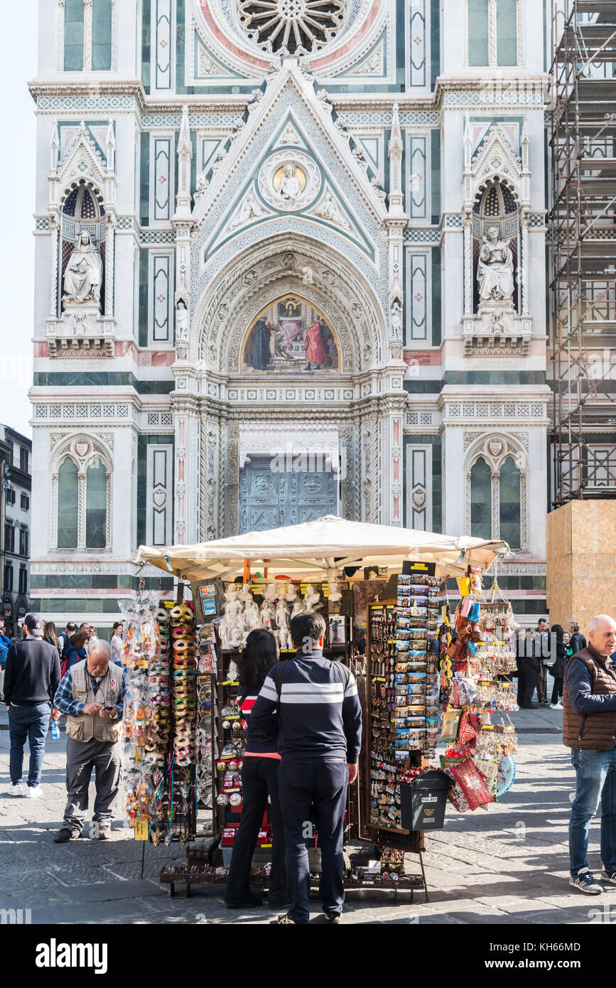 Italy Tuscany Florence Souvenir Shop Stockfotos & Italy Tuscany ...