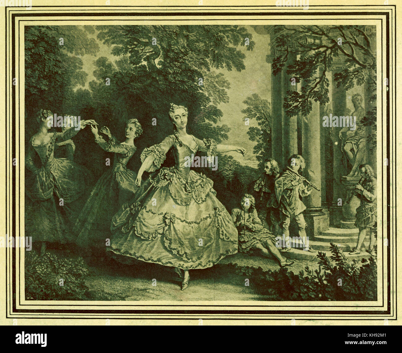 Marie Sallé von Nicolas Lancret. Französischer Tänzer und Choreograf ...