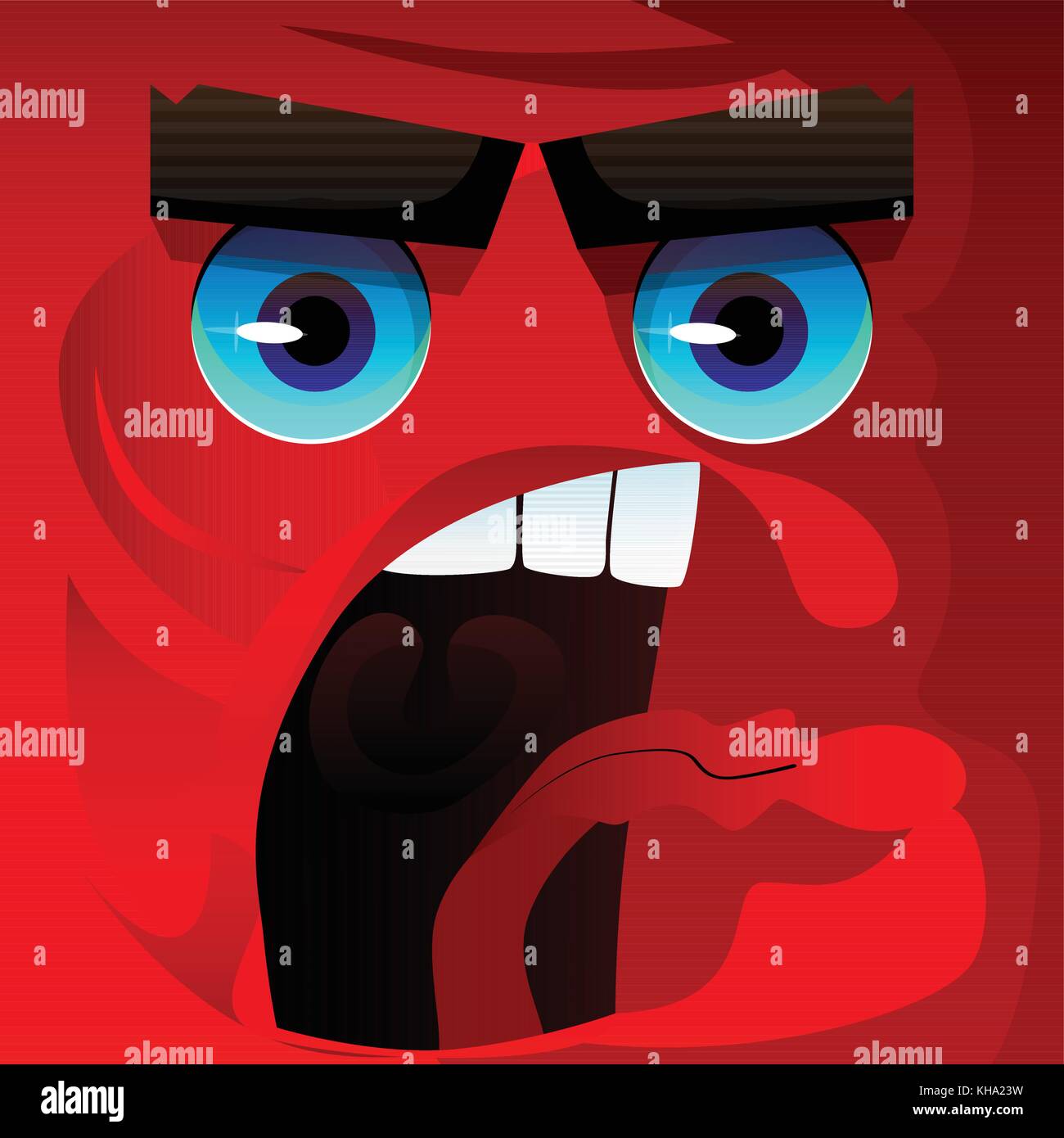 Aggressive smiley Stock-Vektorgrafiken kaufen - Alamy
