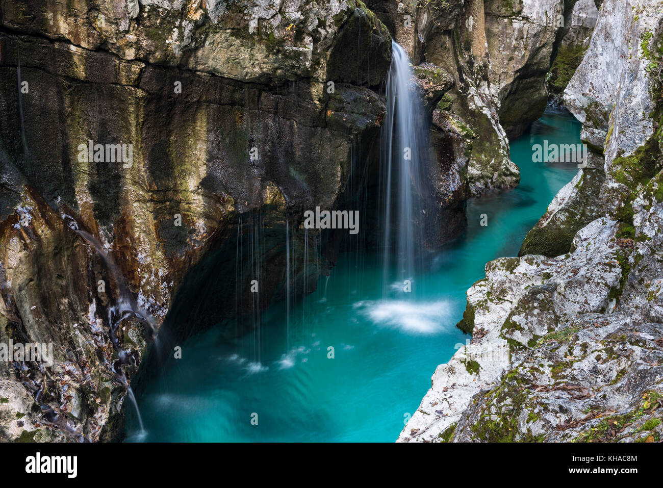 Soca Canyon, Soča-Tal, Bovec, Nationalpark Triglav, Slowenien ...