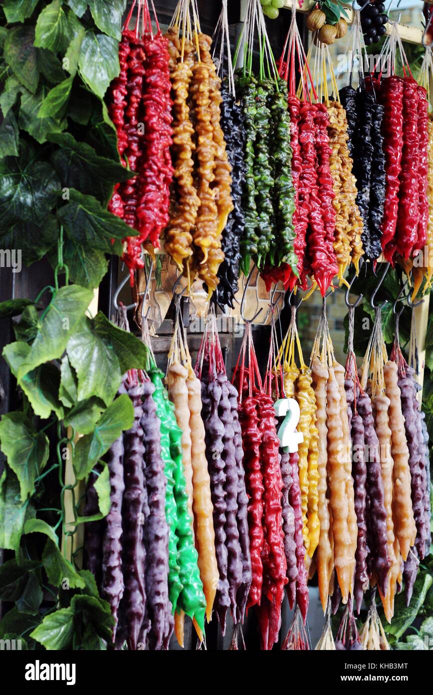 Churchkhela tbilisi markt -Fotos und -Bildmaterial in hoher Auflösung ...