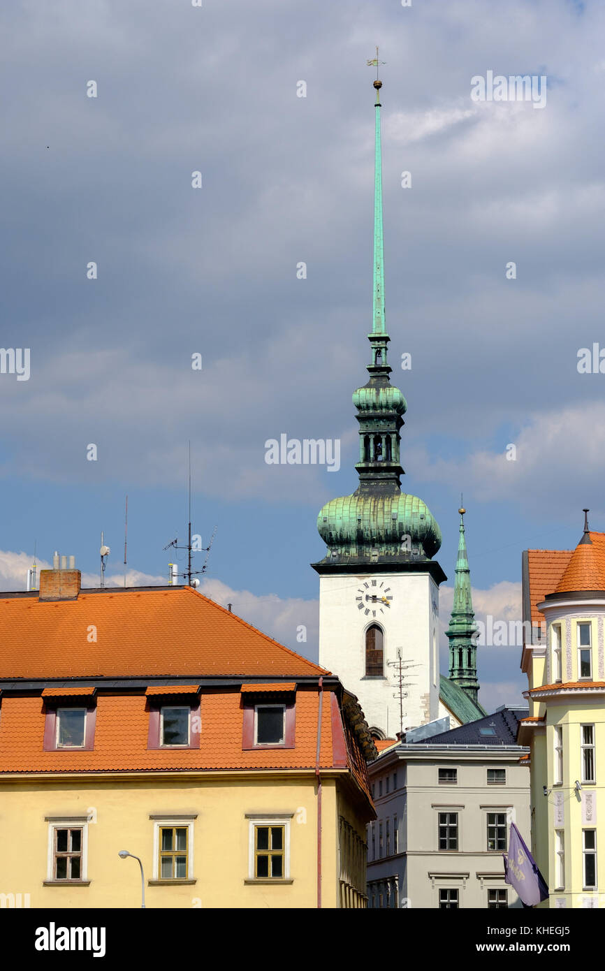 Turm in der Altstadt von Brünn Stockfotografie - Alamy