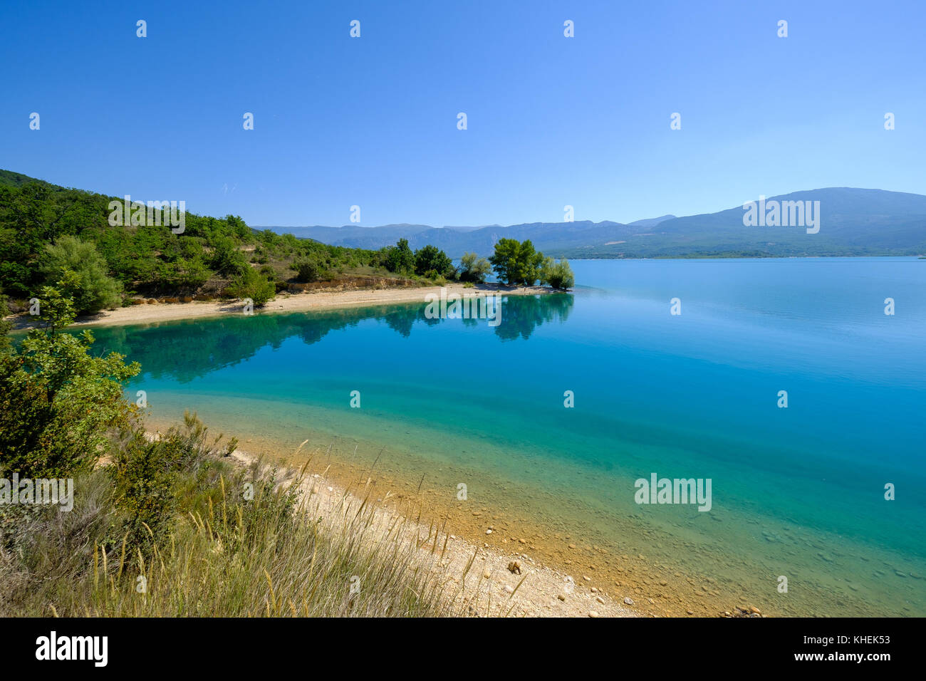 Lac de Sainte Croix Provence, Alpes, Frankreich Stockfotografie - Alamy