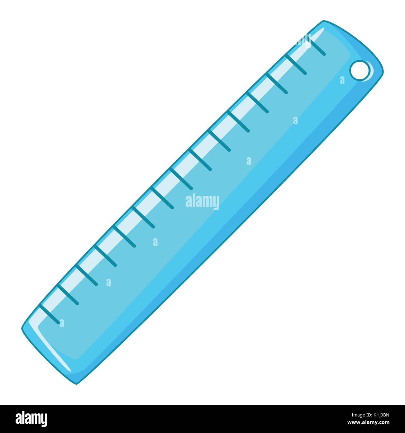 Lineal, Cartoon Stil Stock-Vektorgrafik - Alamy