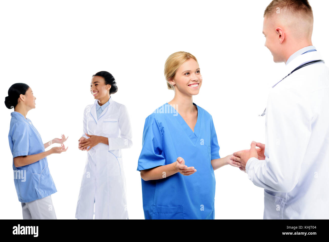 Doctors conversation -Fotos und -Bildmaterial in hoher Auflösung – Alamy