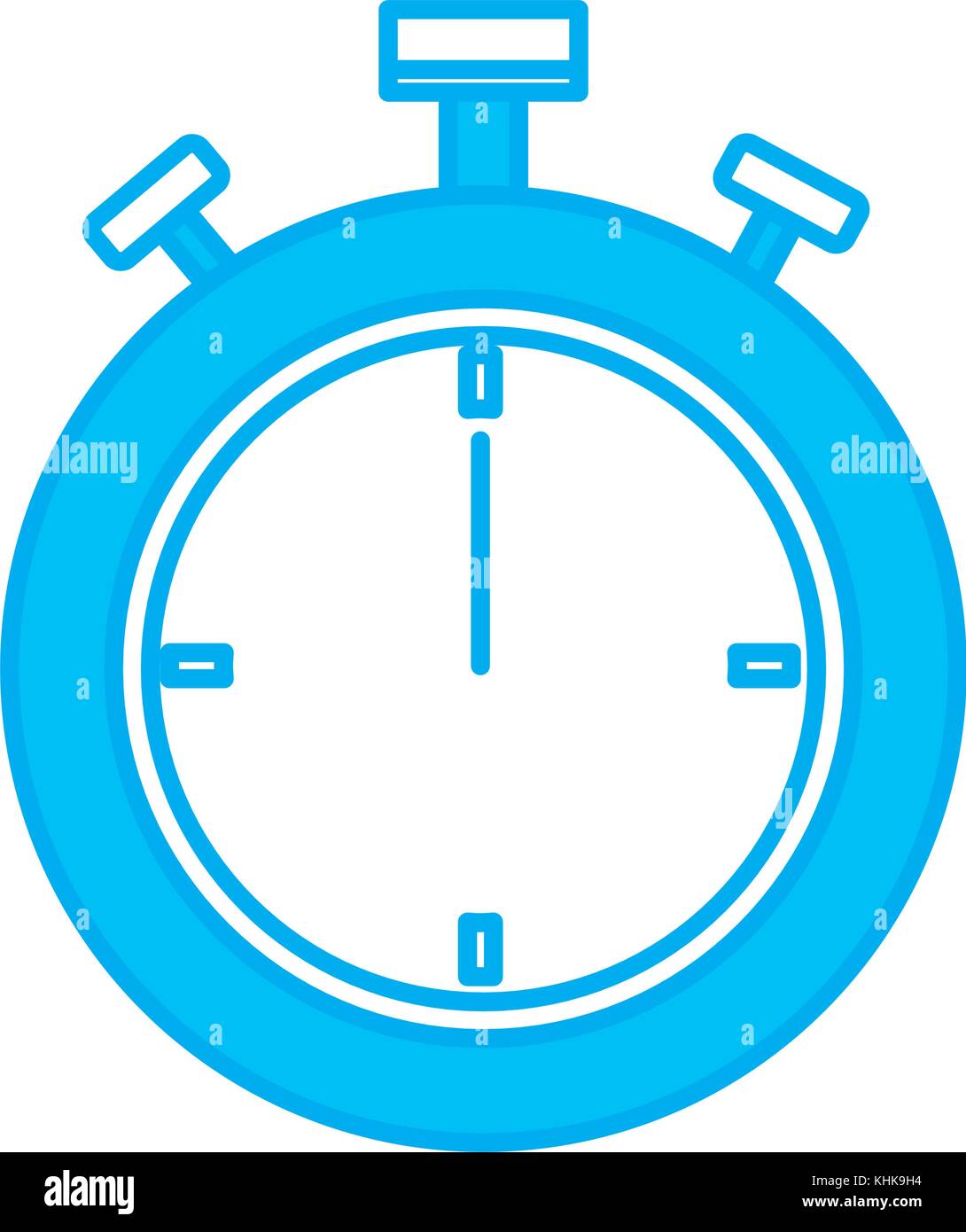 Sport chronometer Timer Stock-Vektorgrafik - Alamy