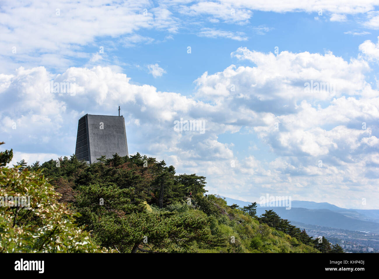 Schrein des Monte grisa, Triest Stockfotografie - Alamy