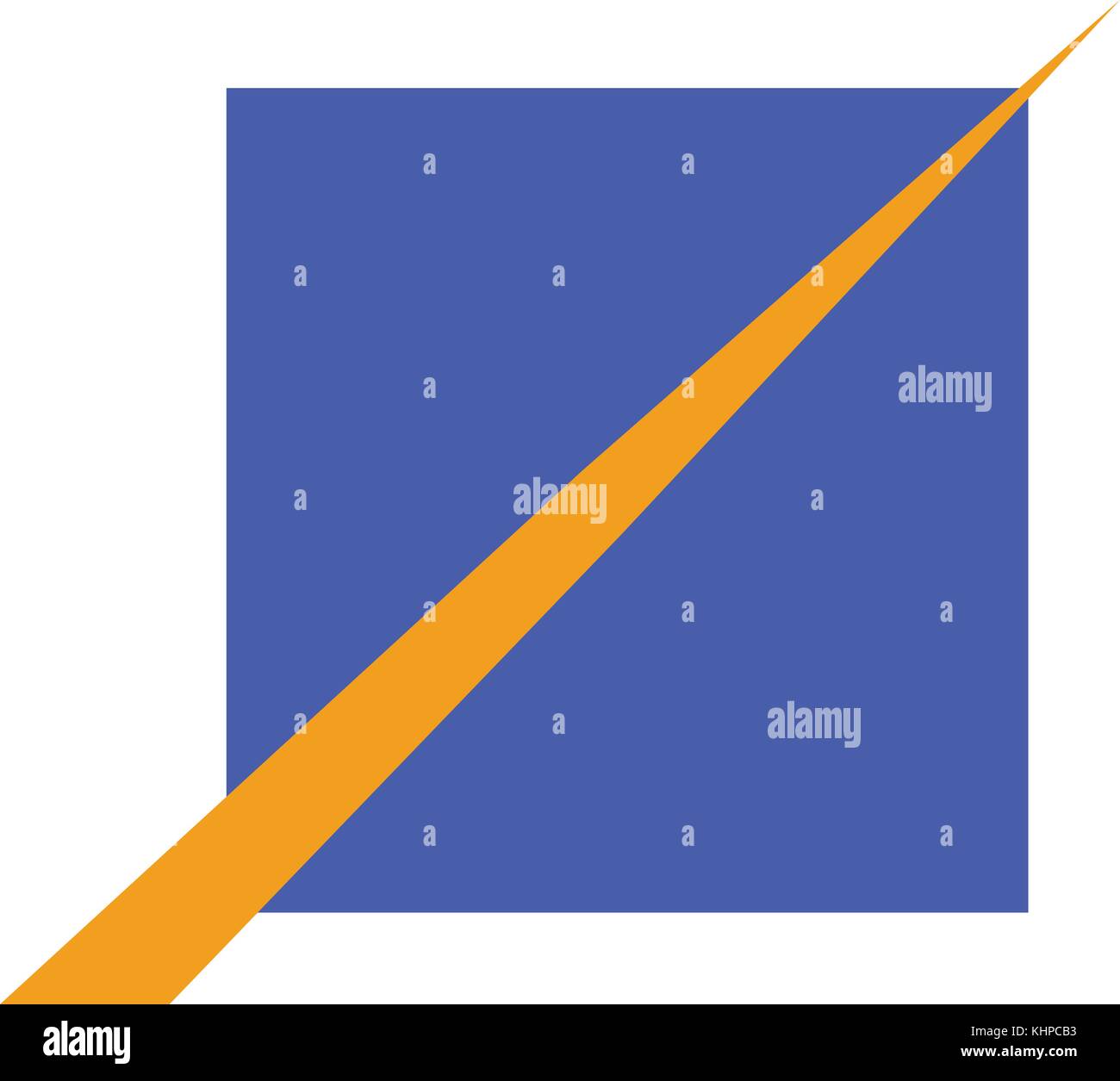 Diagonales logo Stock-Vektorgrafiken kaufen - Alamy