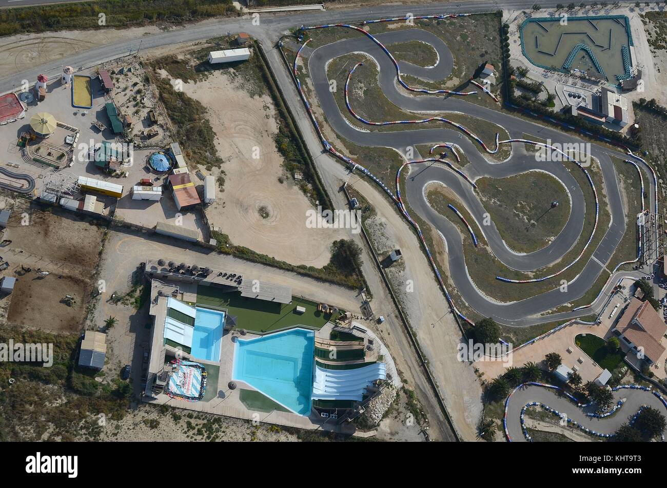 Water Park und Go-Kart-Bahn Stockfotografie - Alamy