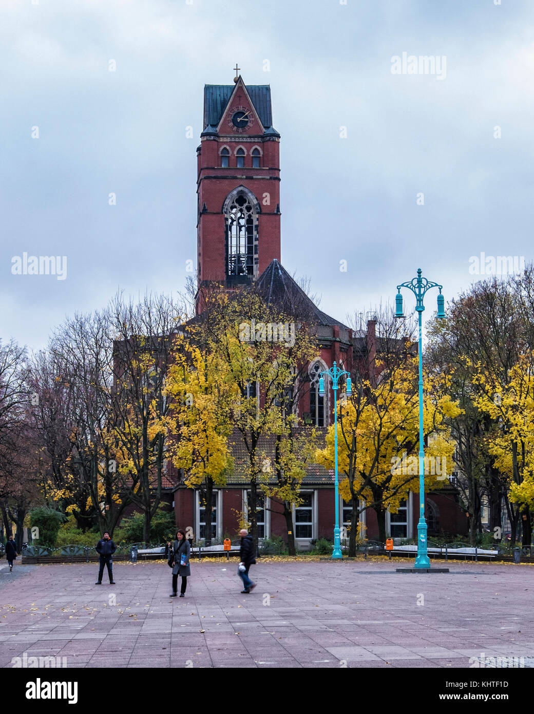 Berlin Schöneberg. Katholischen Kirche St. Matthias am Winterfeldtplatz ...