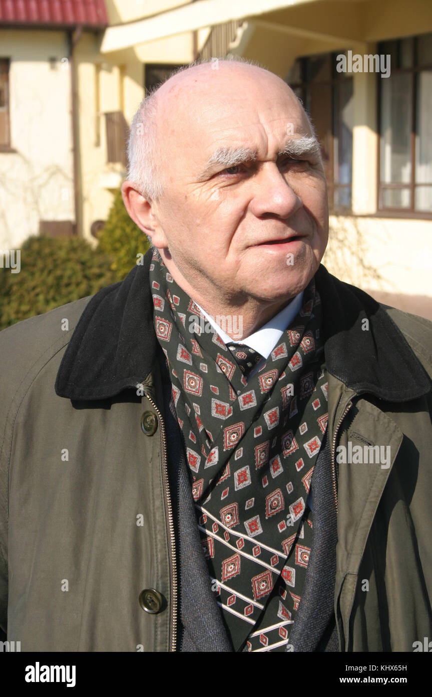 Das Foto zeigt Andrzej Filipowicz in Leba, Polen, im Jahr 2007. Es ist ...