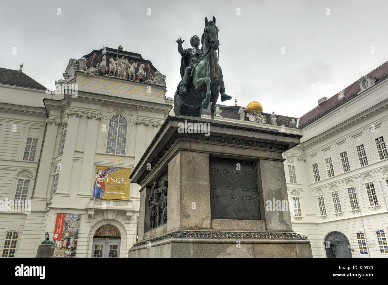 Wien, Österreich - 30 November, 2014: josefsplatz mit Joseph II ...