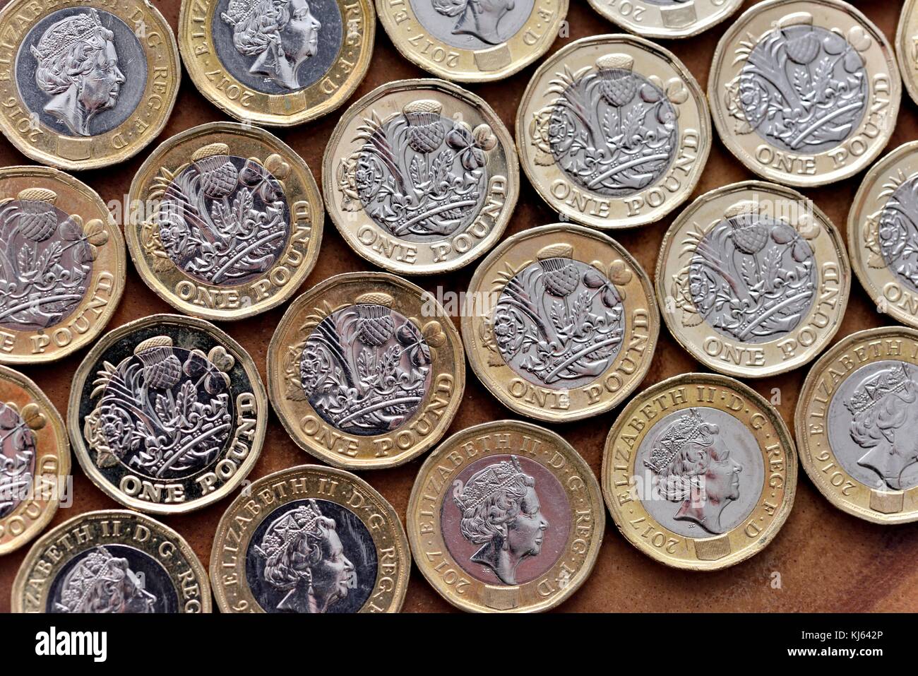 English Currency Coins Stockfotos & English Currency Coins Bilder ...