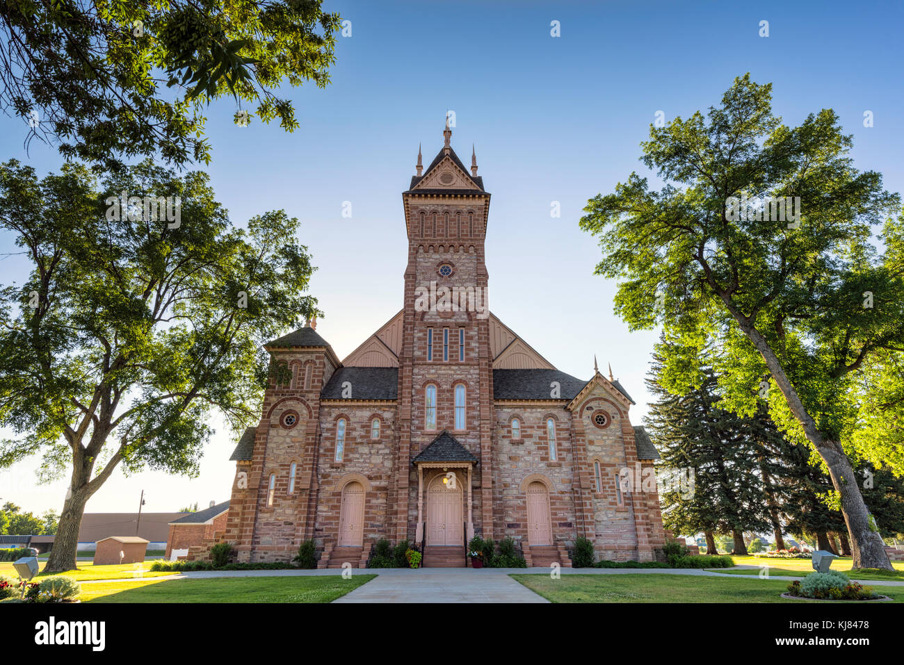 Mormon Tabernacle, historische Kirche in Paris, Bear Lake Valley ...