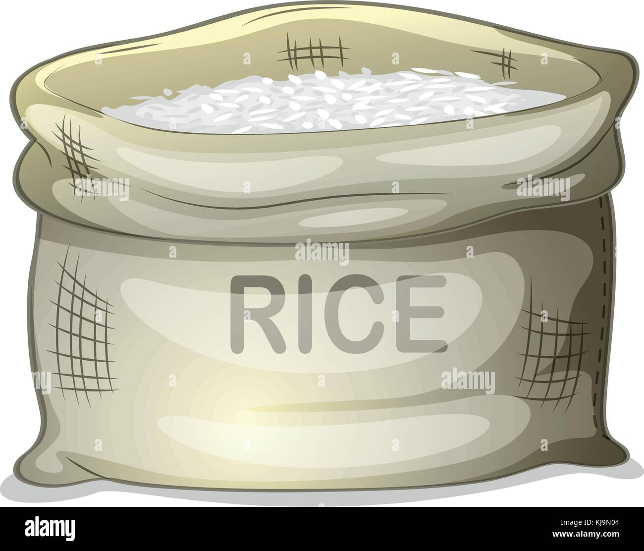 Cartoon sack reis -Fotos und -Bildmaterial in hoher Auflösung – Alamy