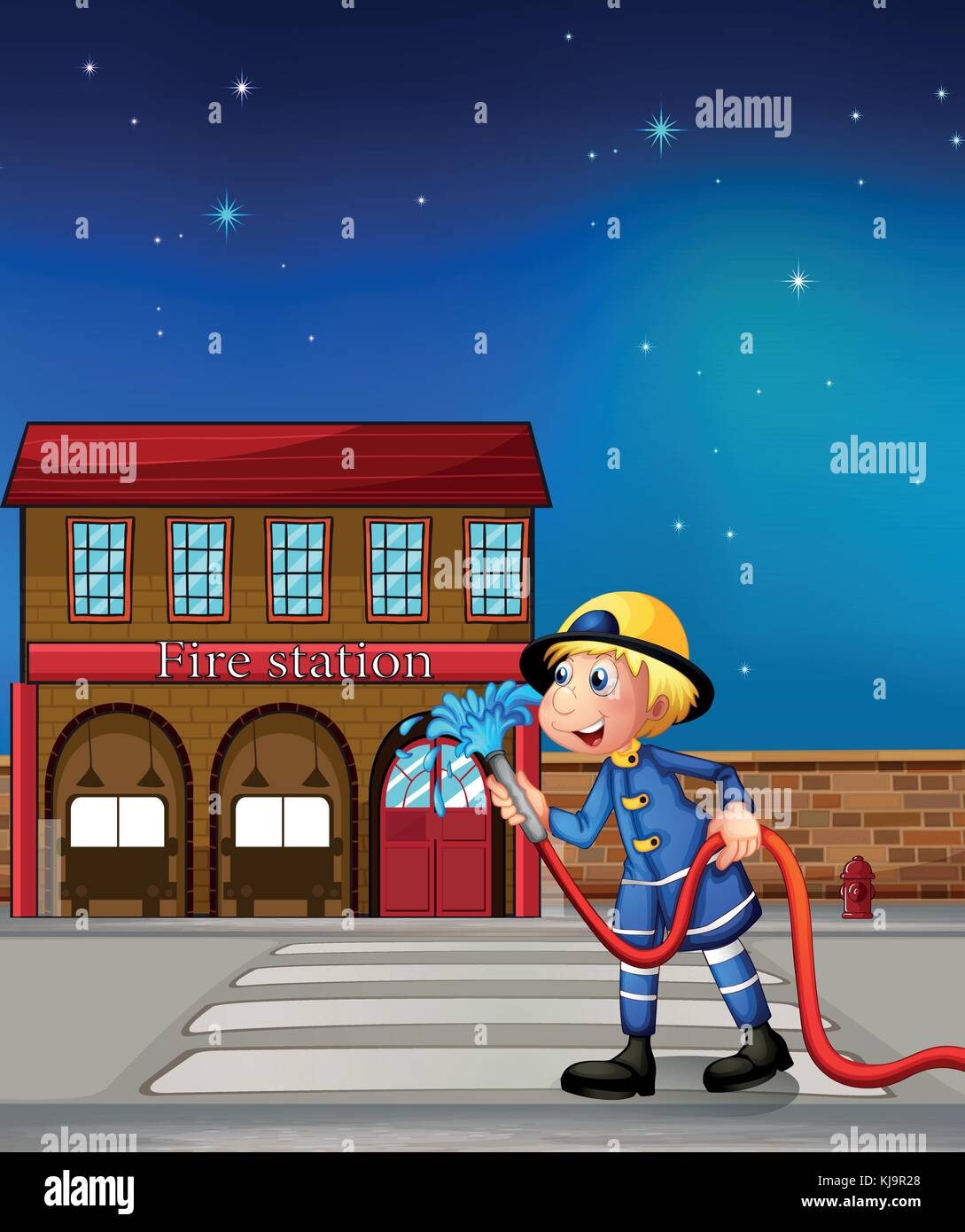 Cartoon fireman boots -Fotos und -Bildmaterial in hoher Auflösung – Alamy