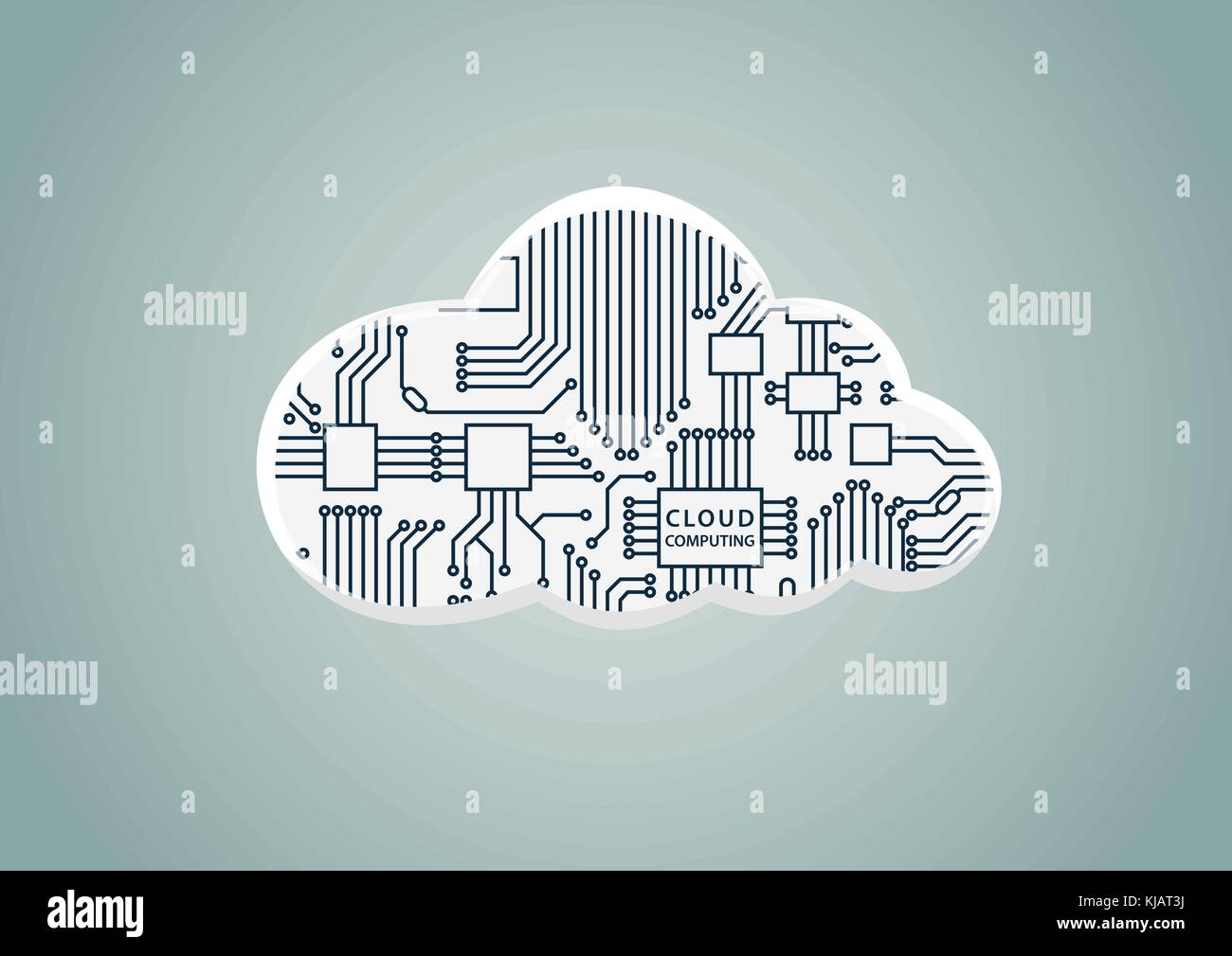 Cloud Computing als Beispiel für die Digitalisierung - Vector ...
