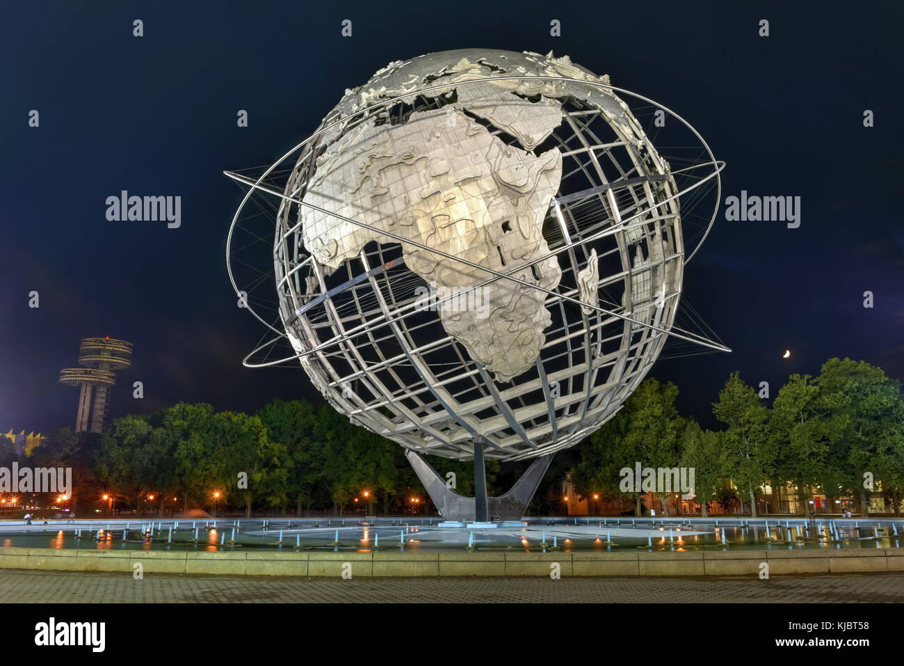 Flushing, New York, September 19, 2015: Die Ikonischen unisphere in ...