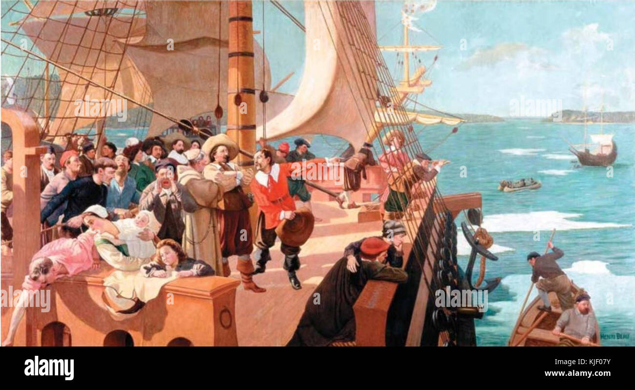 Samuel de champlain painting -Fotos und -Bildmaterial in hoher ...