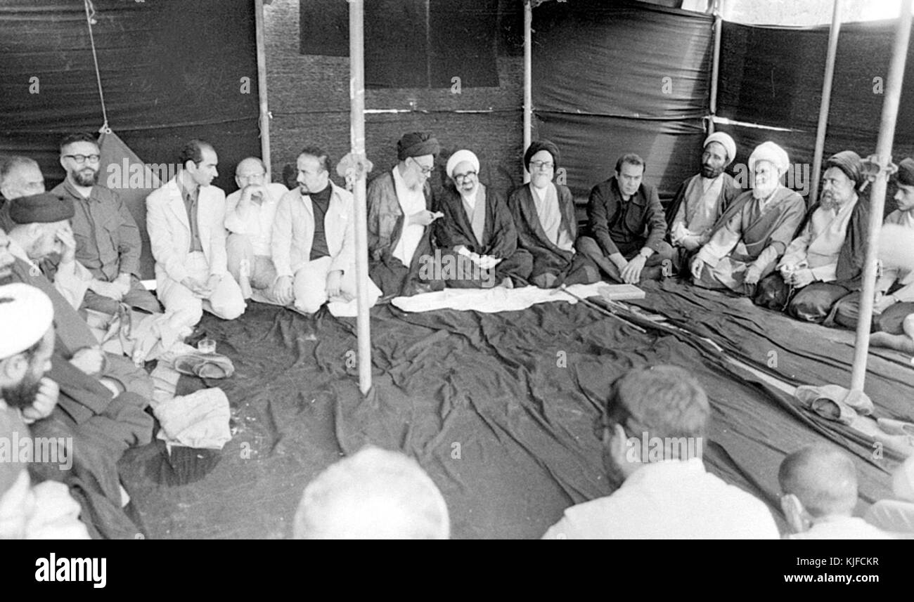 40. Tag nach dem Tod von Mahmoud Taleghani, e Behesht Zahra, Teheran ...