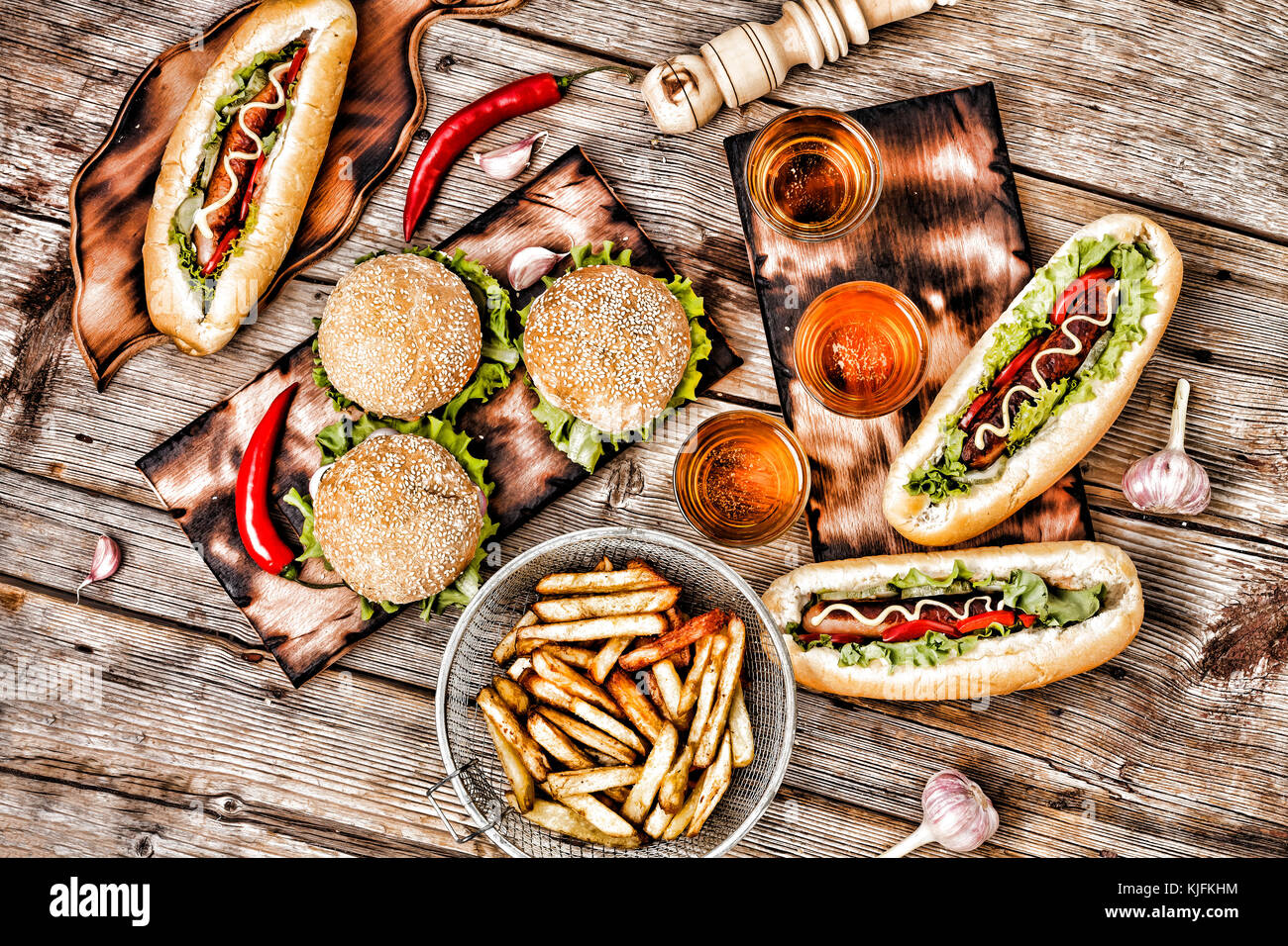 Fast-food, Food Festival. essen Buffet catering Essen essen Party ...