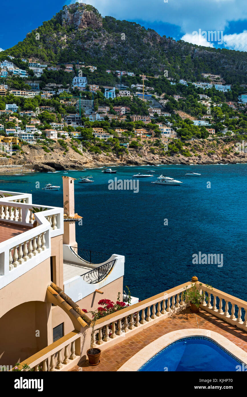 Cala Llamp Bay, Port Andratx, Mallorca, Balearen, Spanien ...