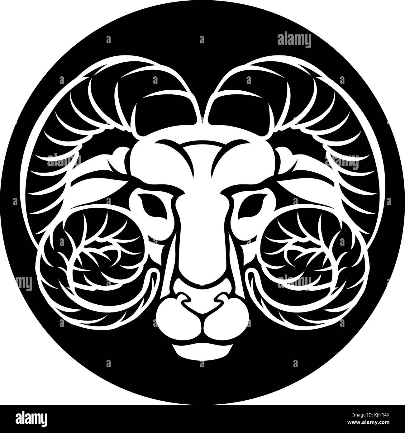 Widder sternzeichen tattoo design -Fotos und -Bildmaterial in hoher ...