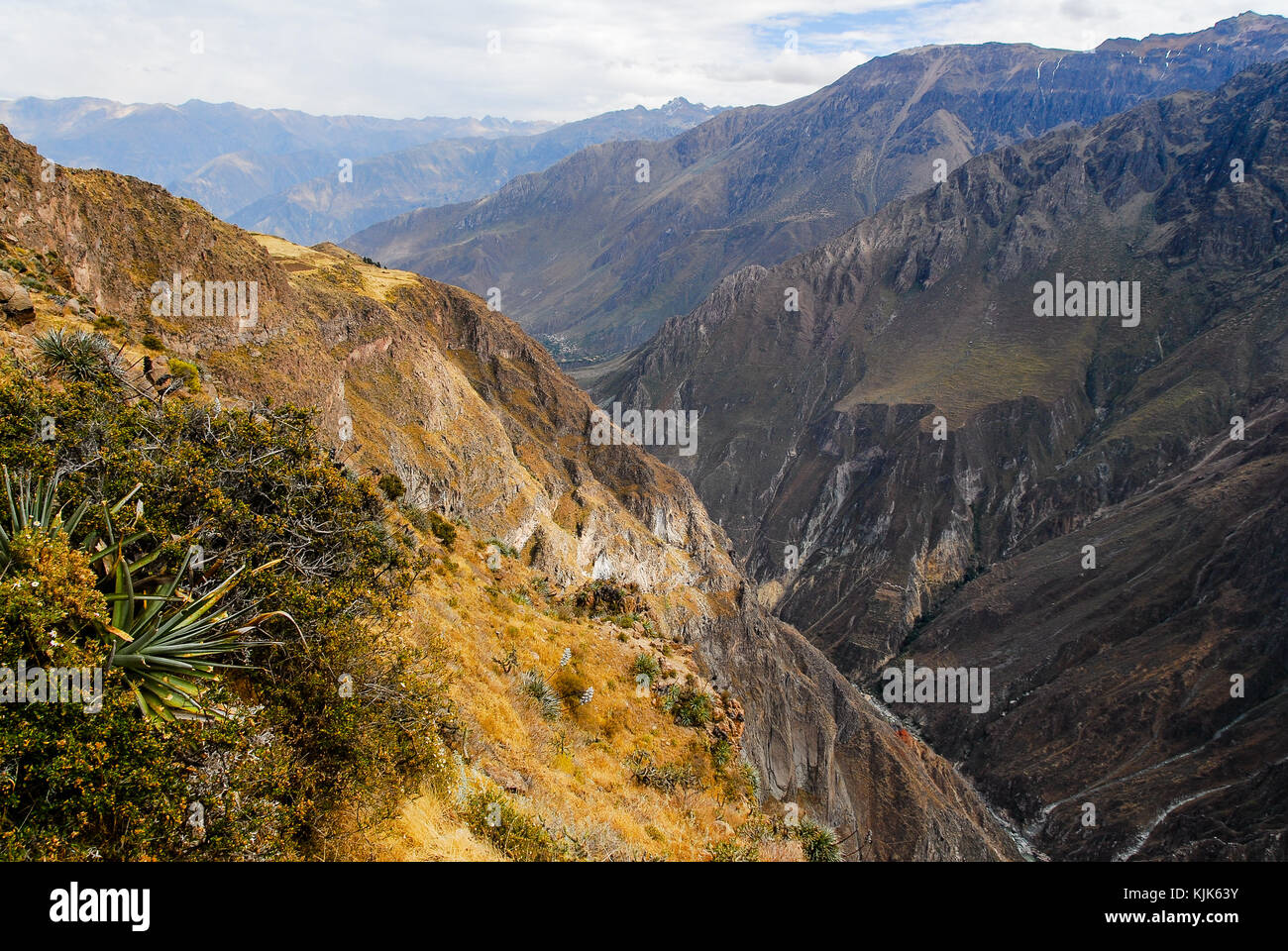 Colca Canyon, Peru, Südamerika. Die Inkas landwirtschaftlichen ...
