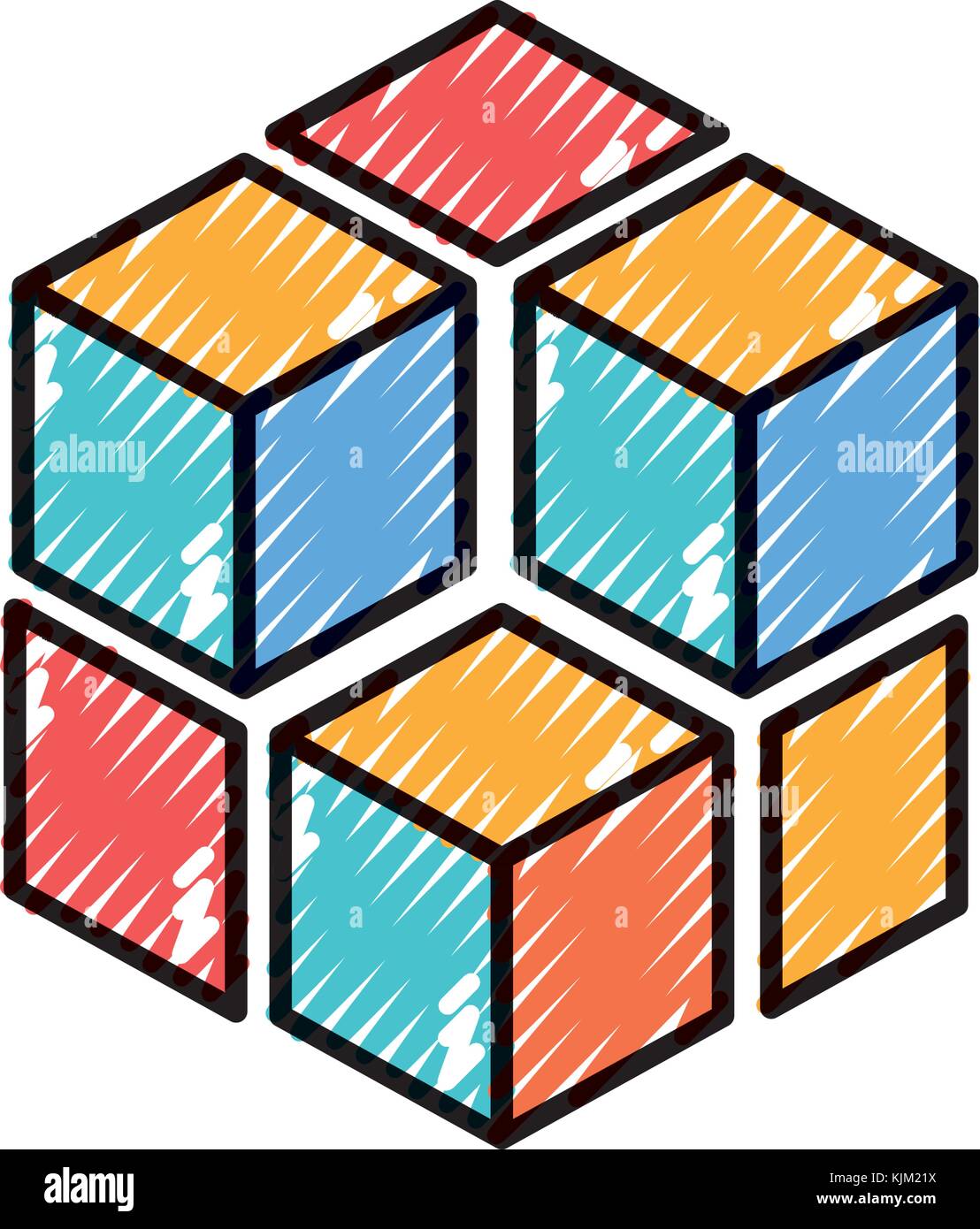 Cube shape -Fotos und -Bildmaterial in hoher Auflösung – Alamy