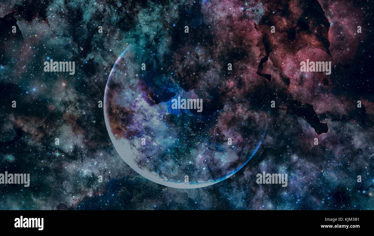 Grafikbild erde im raum -Fotos und -Bildmaterial in hoher Auflösung – Alamy