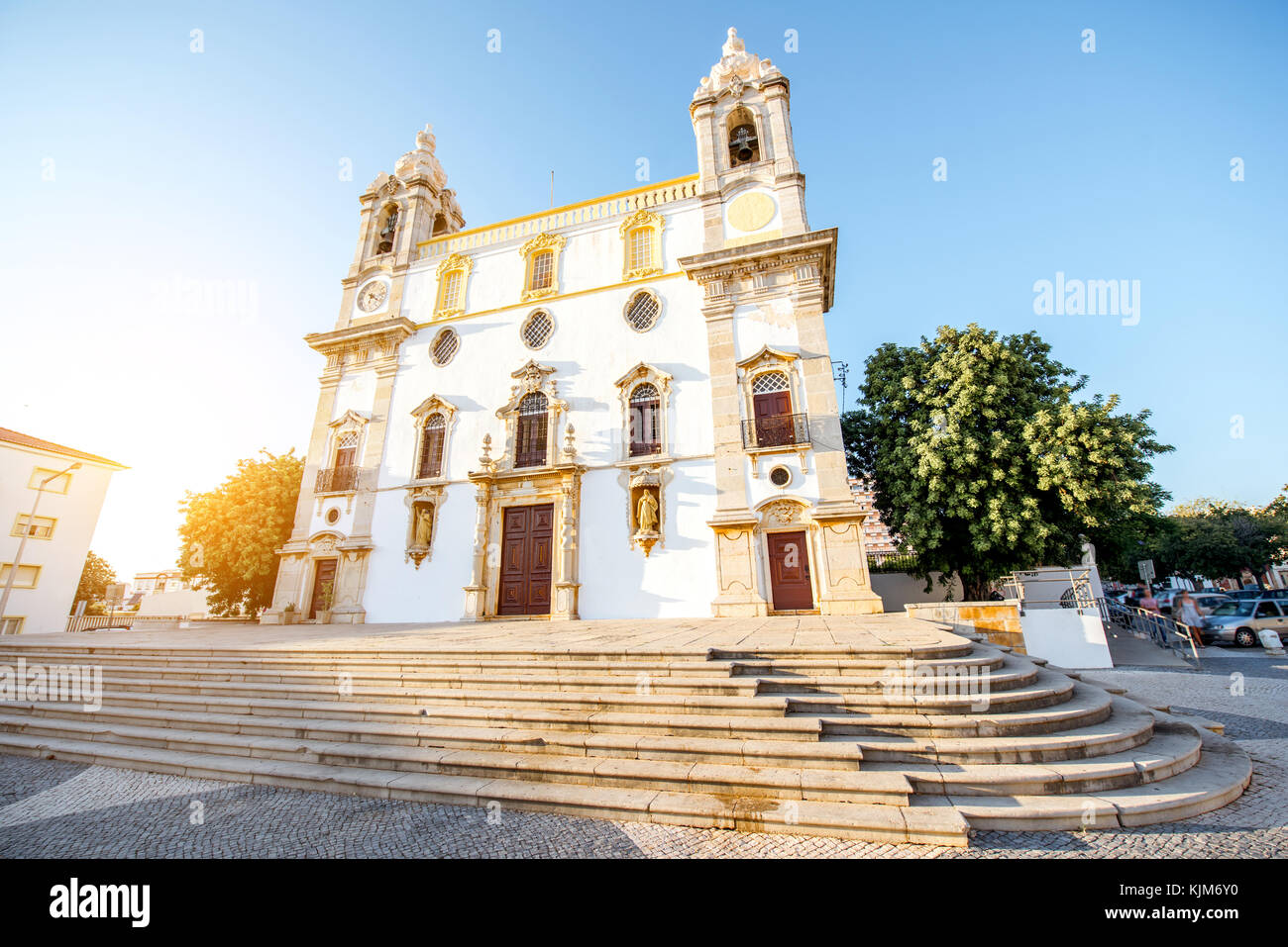 Kirche in der Stadt Faro, Portugal Stockfotografie - Alamy