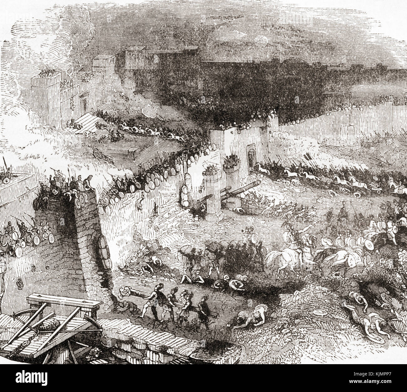 Krieg belagerungswaffe geschichte historisches archiv archiv Stockfotos und -bilder Kaufen - Alamy