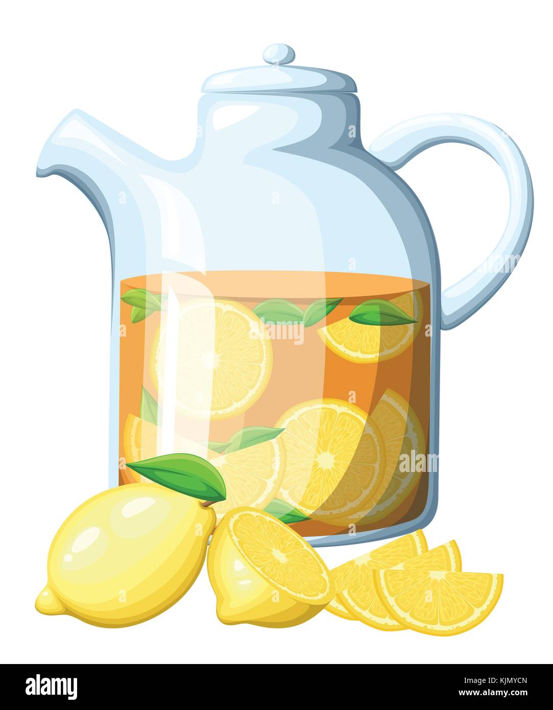 Reife zitronen am baum Stock-Vektorgrafiken kaufen - Alamy