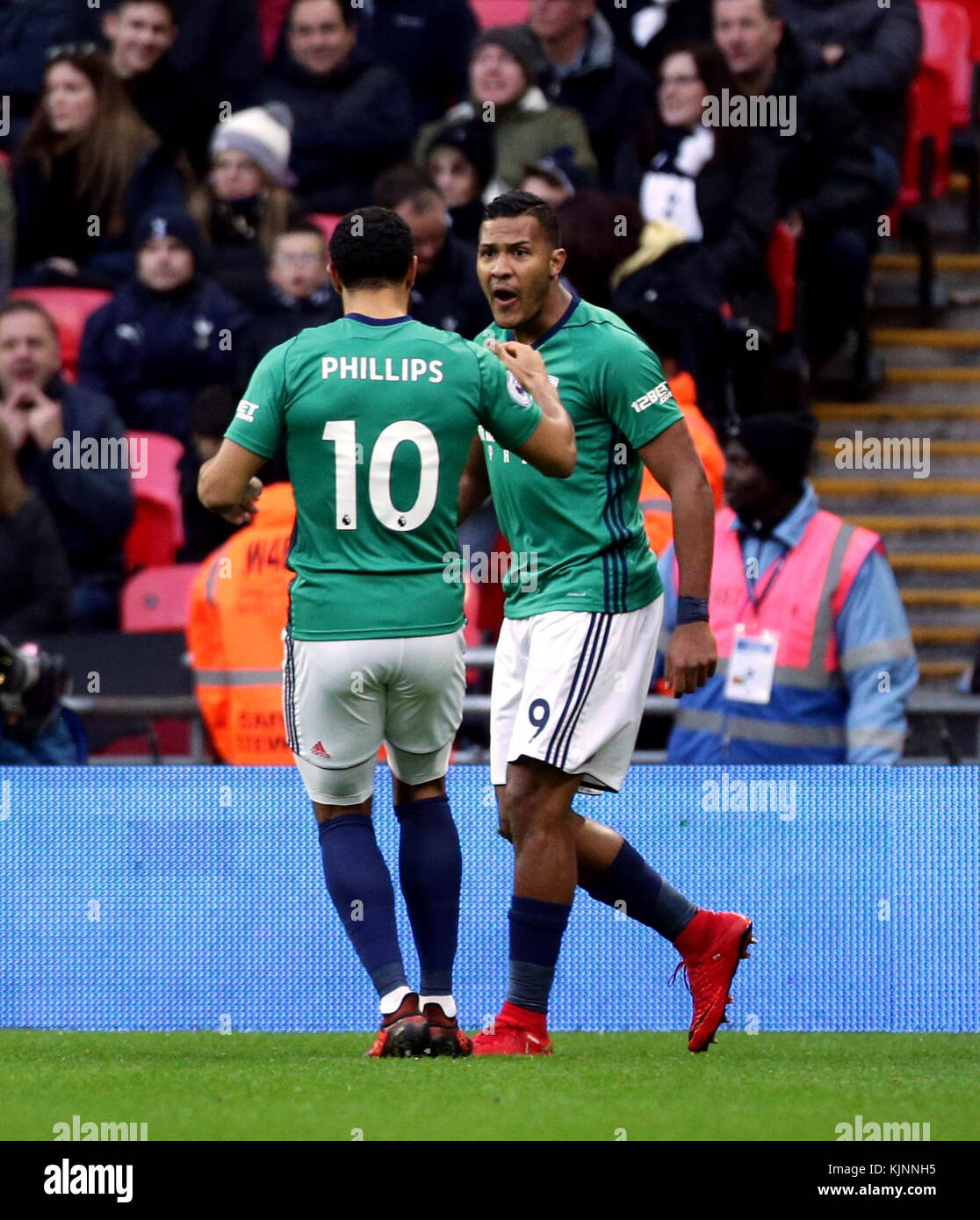 Salomon Rondon von West Bromwich Albion feiert das erste Tor seines ...