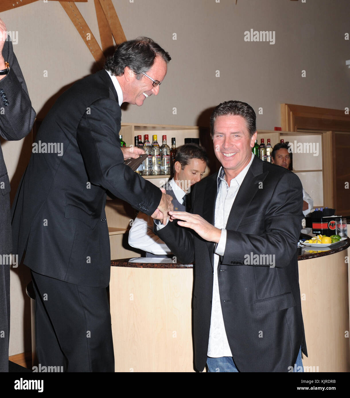 FORT LAUDERDALE, FL - 2004: Dan Marino, Donald Soffer, Mark Levinson ...