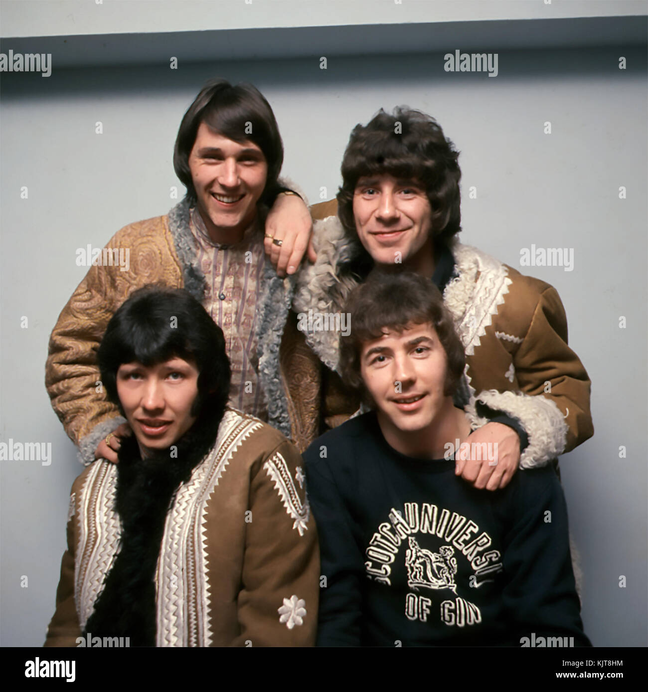 Die ENGLISCHE Popgruppe TREMELOES im Jahr 1967. Im Uhrzeigersinn von ...