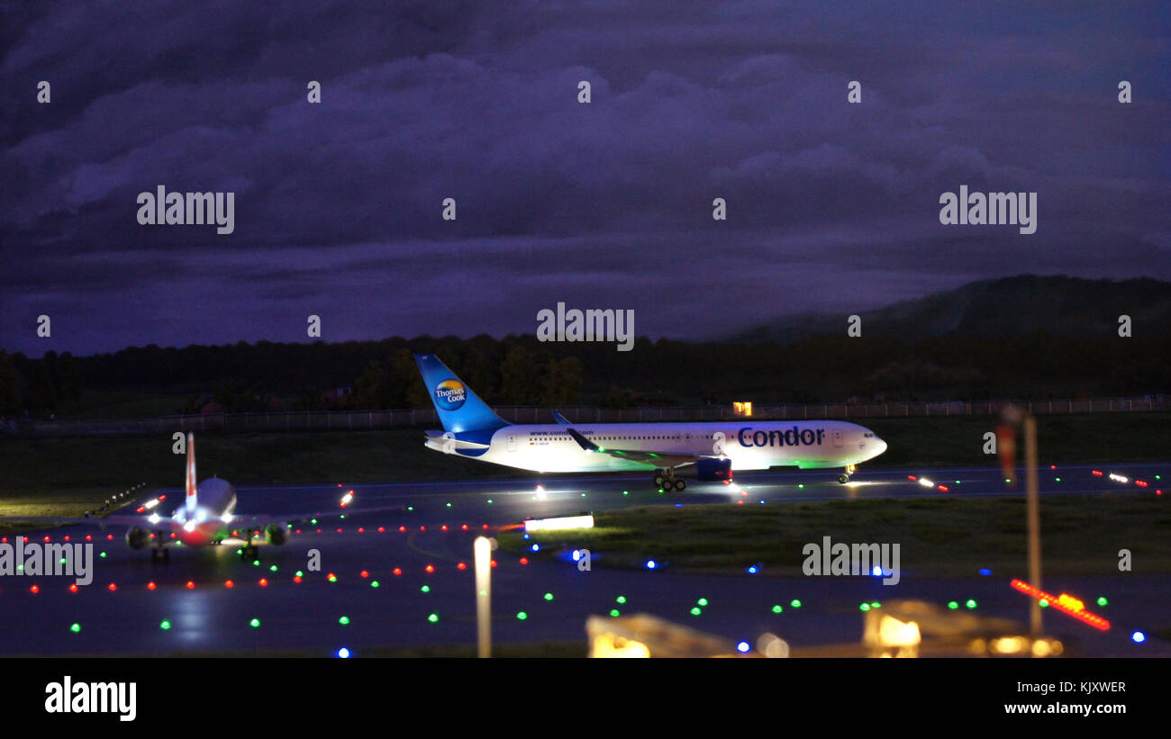 Hamburg, Deutschland - 8. März, 2014: Flughafen Wunderland. Bis zu 40 ...