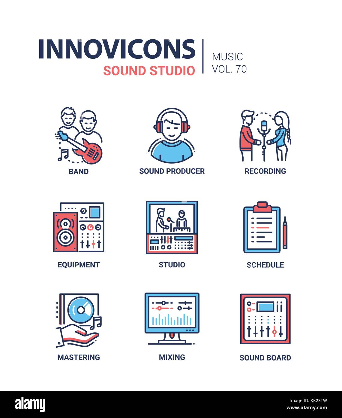 Singer pictogram Stock-Vektorgrafiken kaufen - Alamy