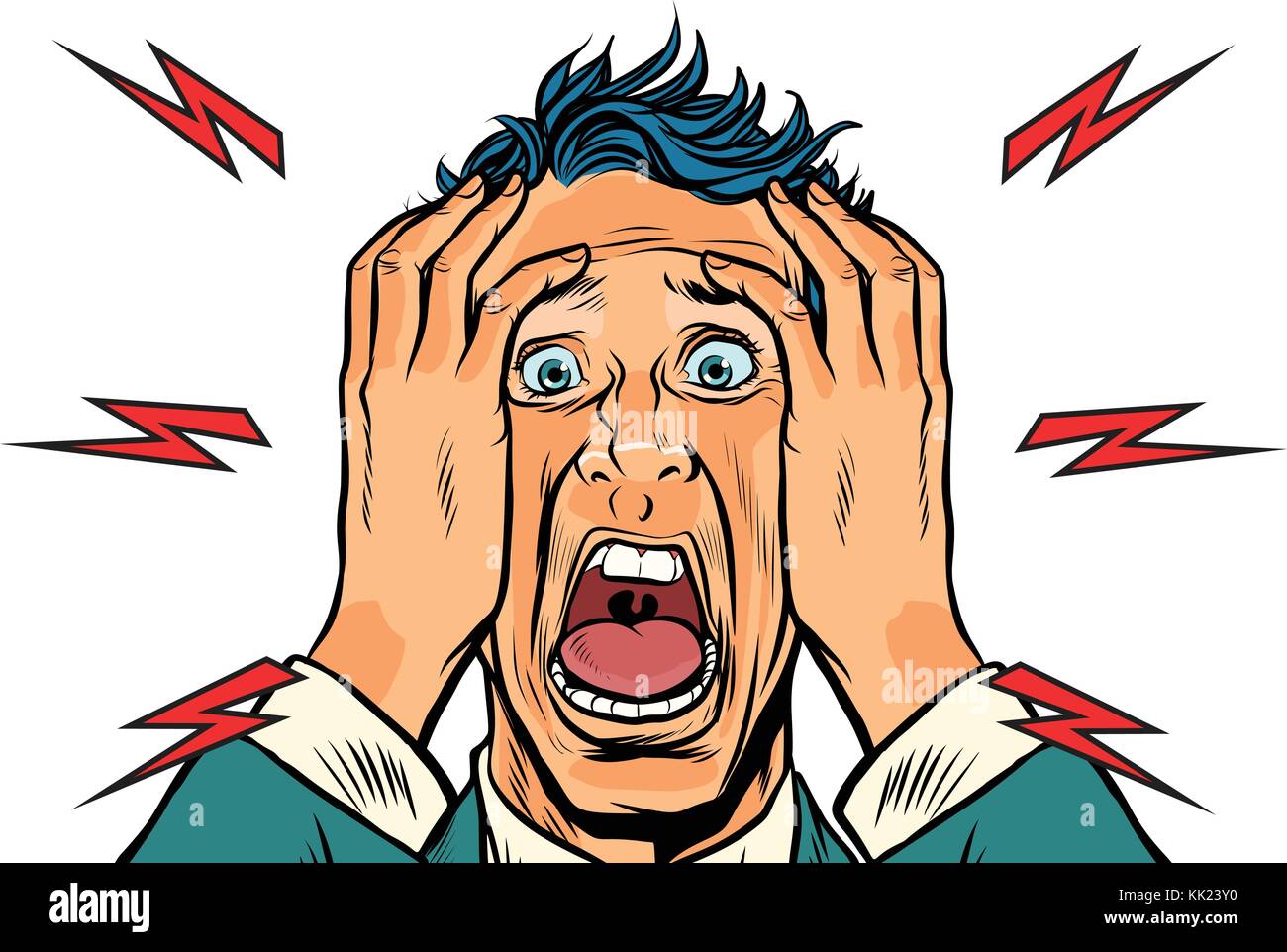 Screaming vector vectors -Fotos und -Bildmaterial in hoher Auflösung ...