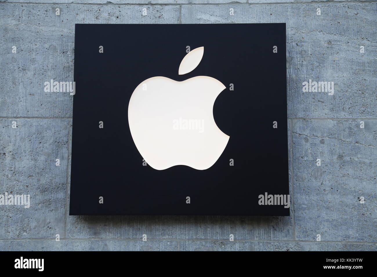 Apfel logo -Fotos und -Bildmaterial in hoher Auflösung – Alamy