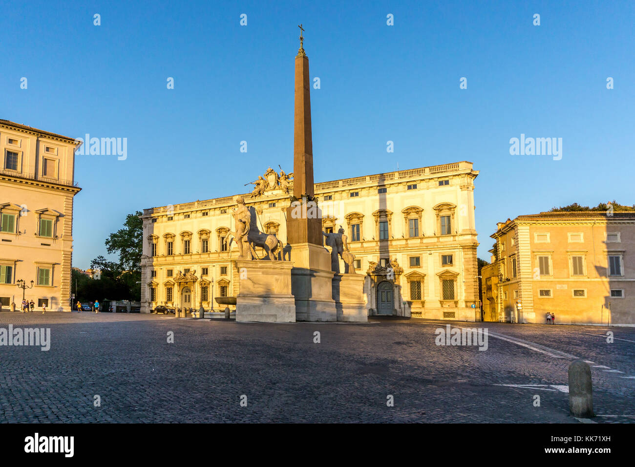 Obelisk Quirinale Stockfotos und -bilder Kaufen - Alamy