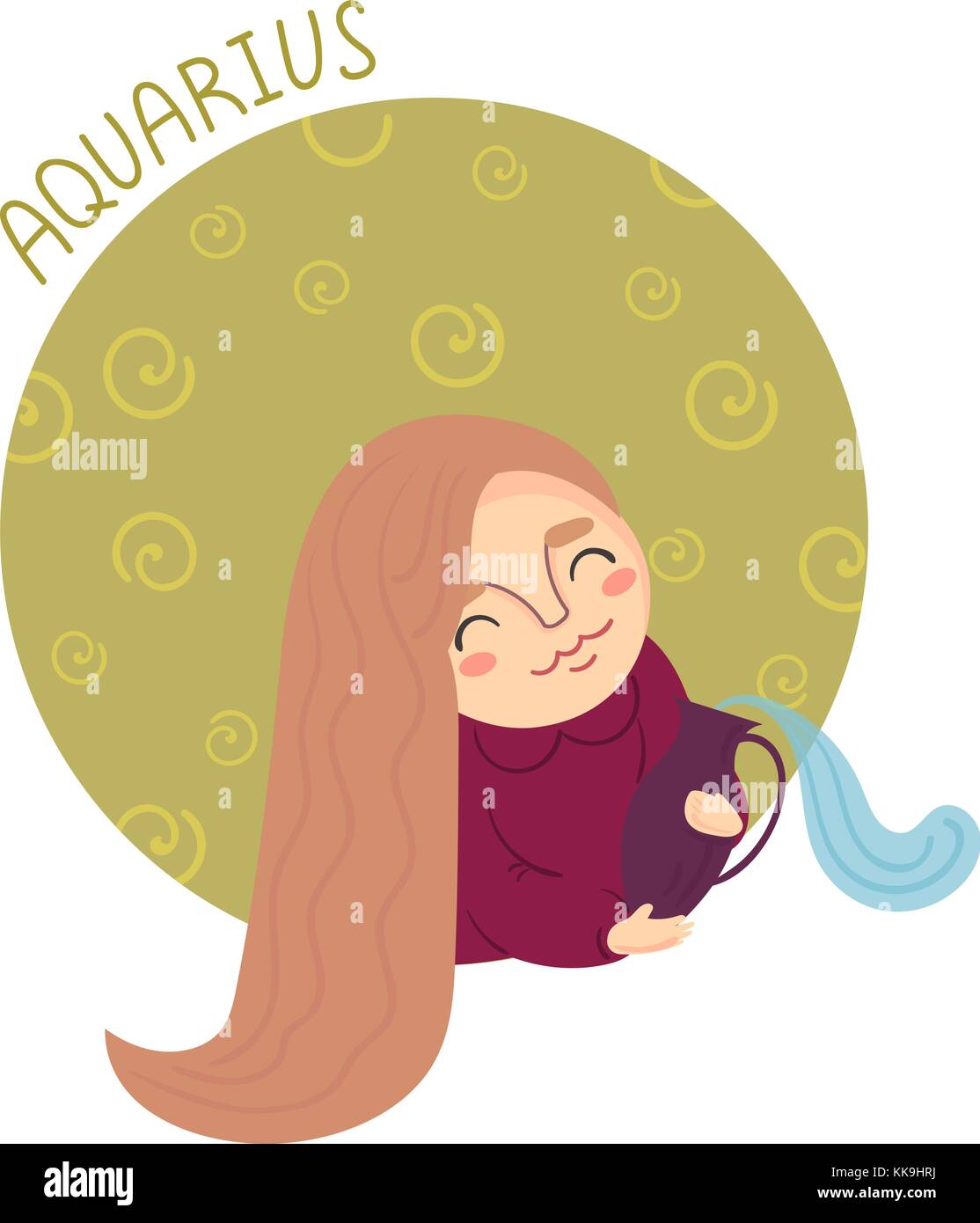Sternzeichen wassermann cartoon -Fotos und -Bildmaterial in hoher ...