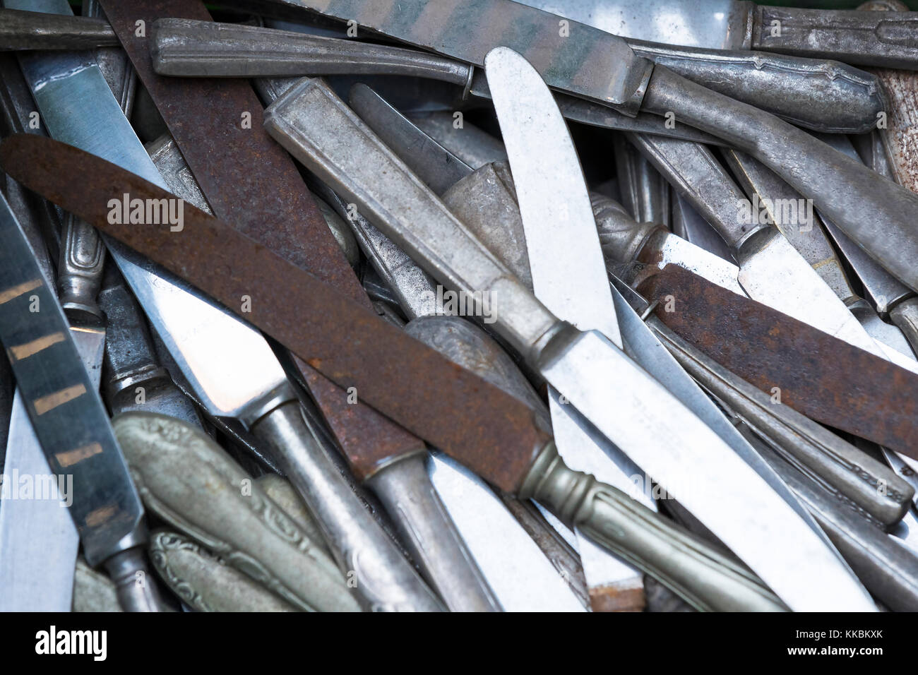 Schmutziges Besteck Stockfotos und -bilder Kaufen - Alamy