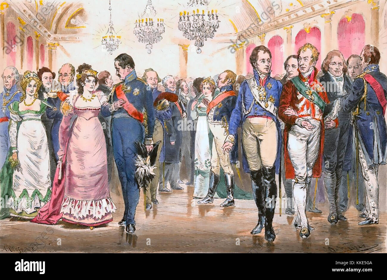 Wiener Kongress 1815 Stockfotos und -bilder Kaufen - Alamy