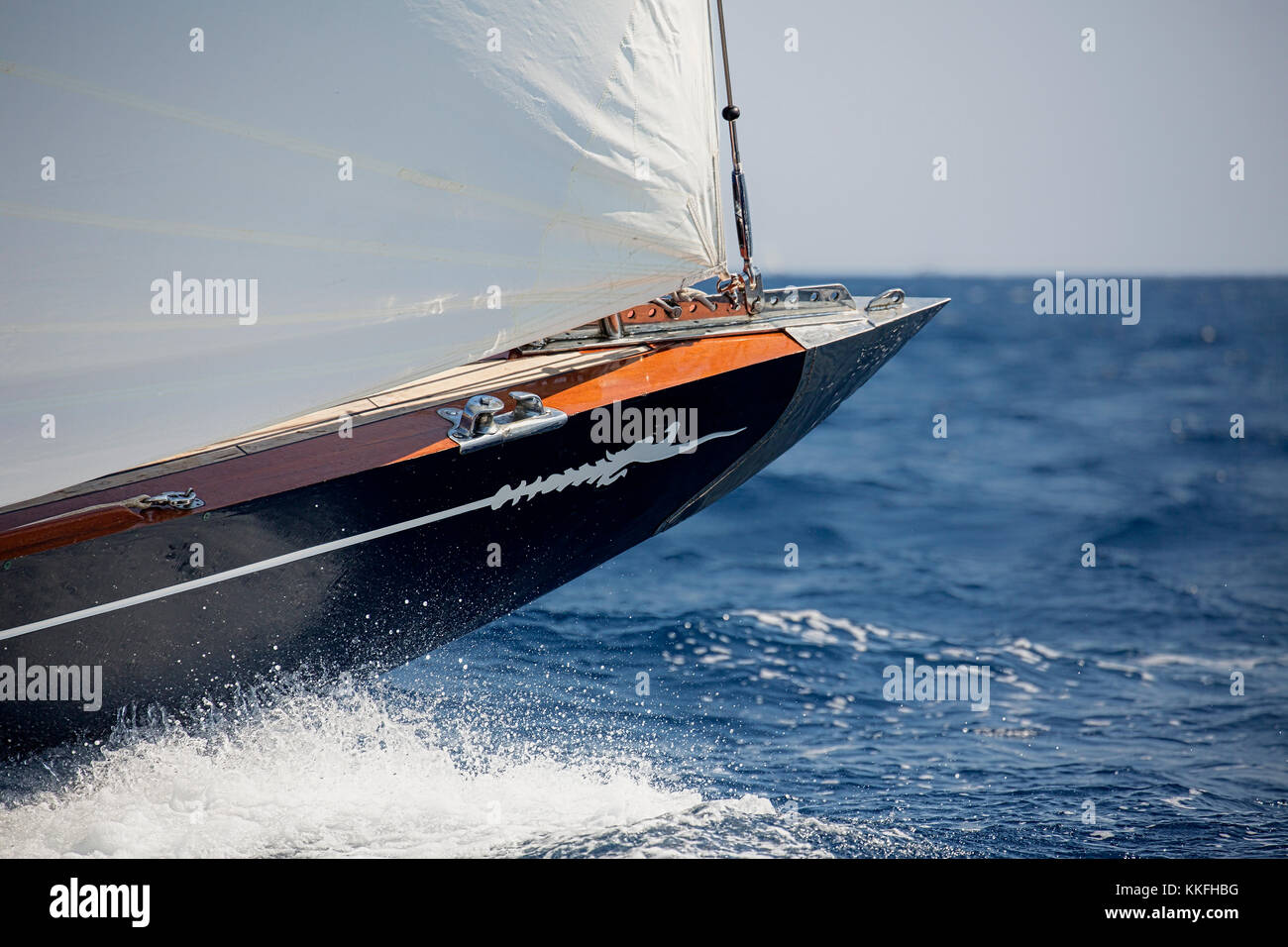 Heck eines schiffes boot segelboot segelboot -Fotos und -Bildmaterial ...